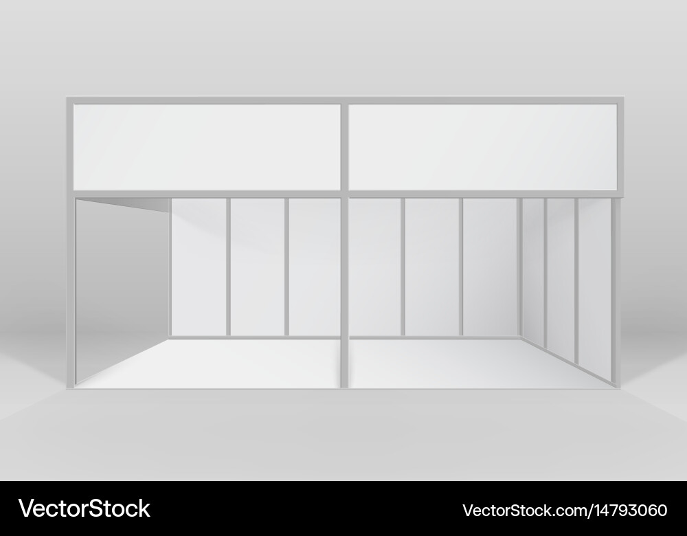 Trade Exhibition Booth Stand Royalty Free Vector Image