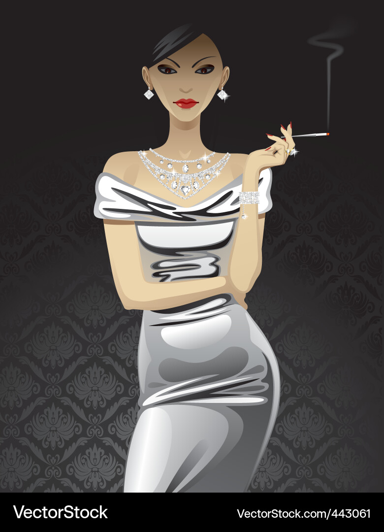 Fashion woman Royalty Free Vector Image - VectorStock