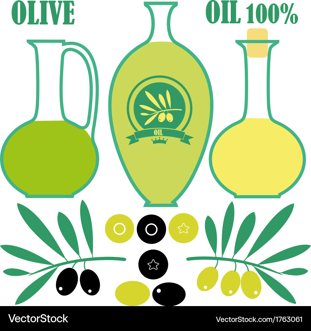 Olive oil Royalty Free Vector Image - VectorStock