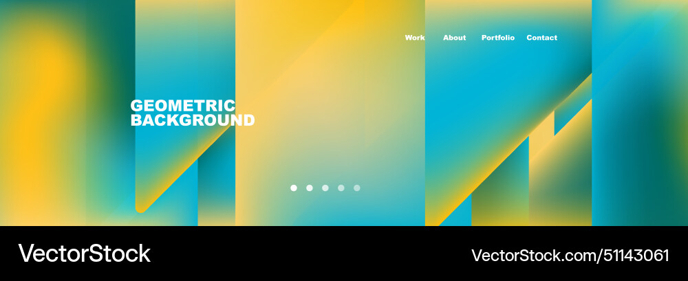 Triangle minimal web site page background design Vector Image