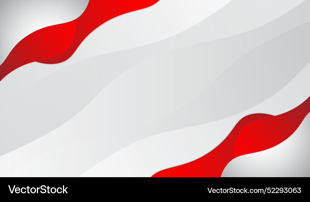 Abstract red gray white blank space modern Vector Image