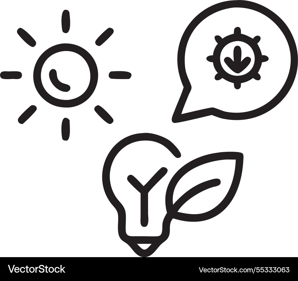 Environmental sustainability design concept Vector Image