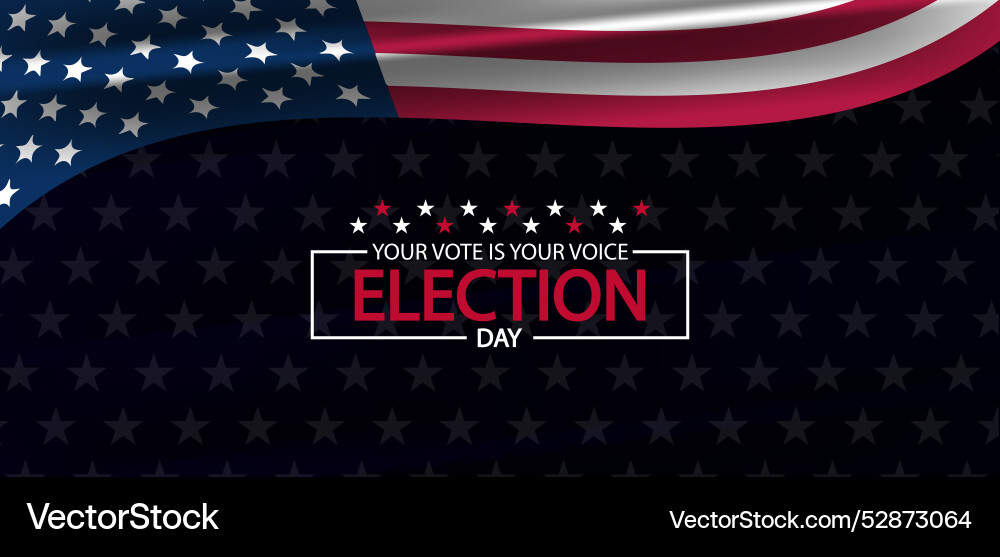 Your vote voice making a difference Royalty Free Vector