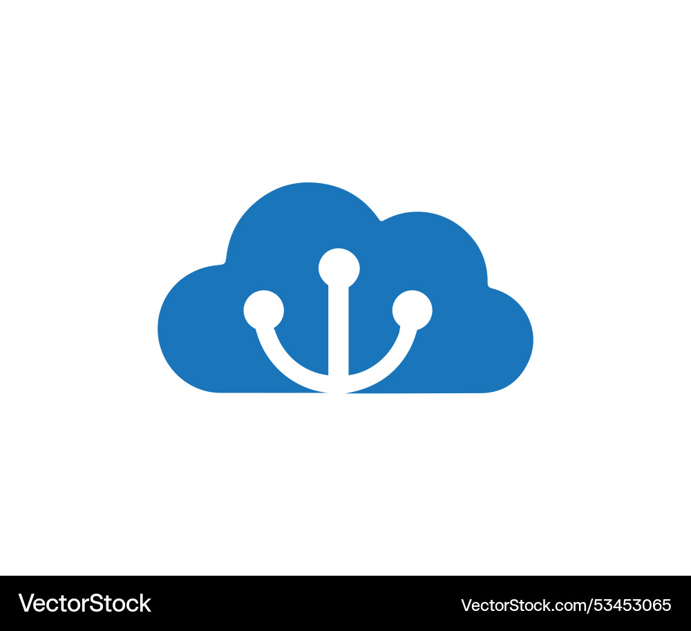 It data logo design template Royalty Free Vector Image