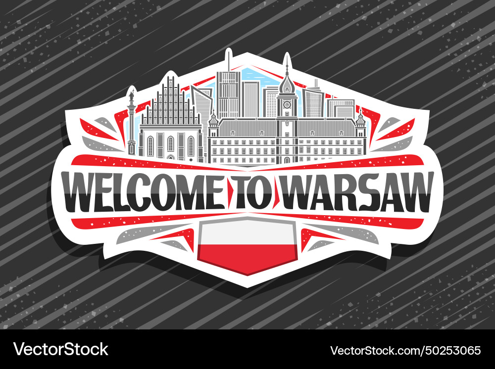 Logo for warsaw Royalty Free Vector Image - VectorStock