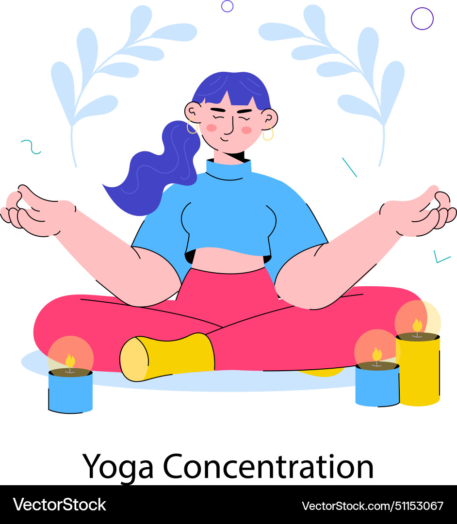 Mindful practice Royalty Free Vector Image - VectorStock