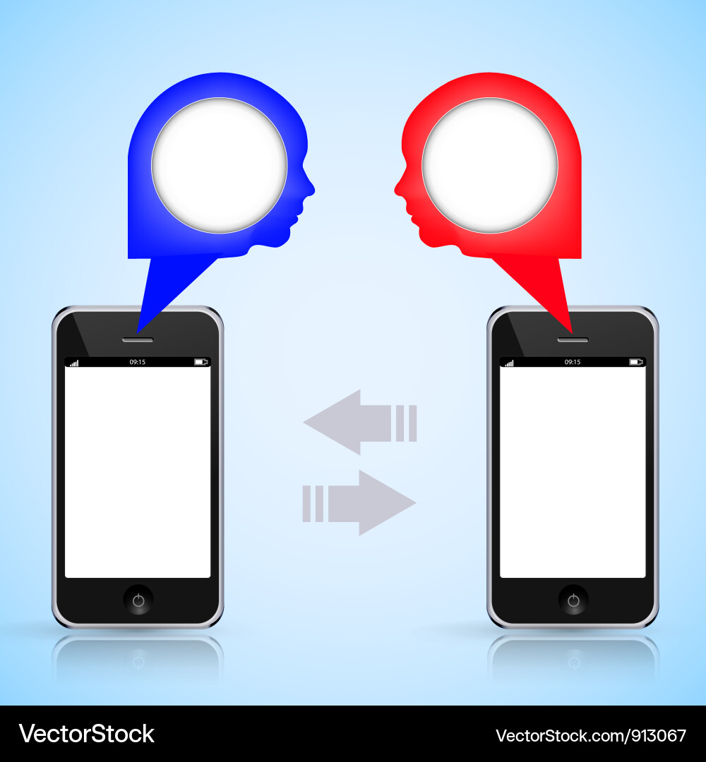 Mobile communications Royalty Free Vector Image
