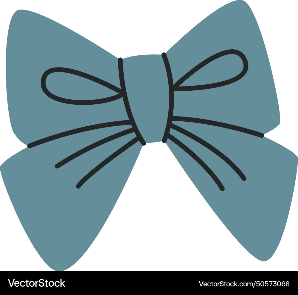 Baby bow accessory Royalty Free Vector Image - VectorStock
