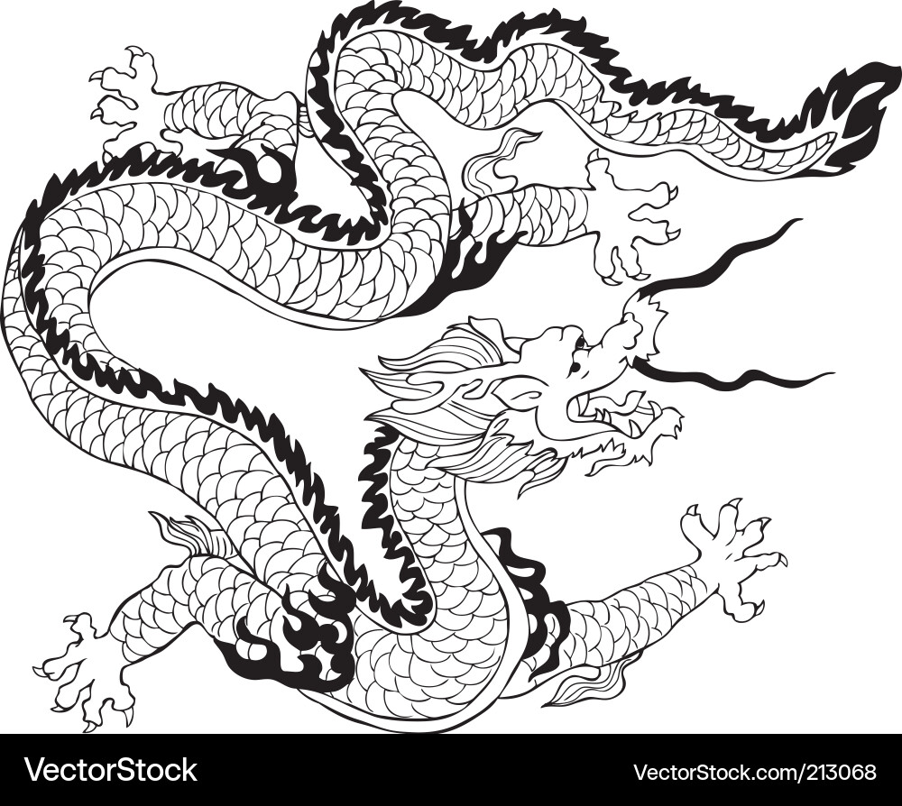 Dragon Royalty Free Vector Image - VectorStock