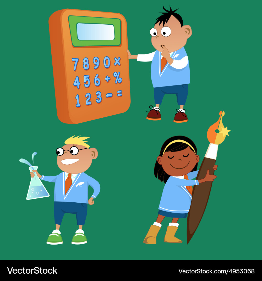 Elementary school Royalty Free Vector Image - VectorStock