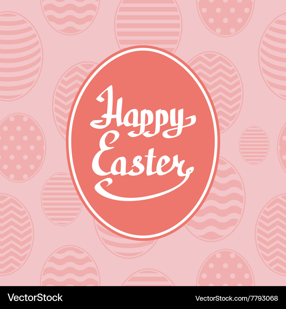 Happy easter background Royalty Free Vector Image
