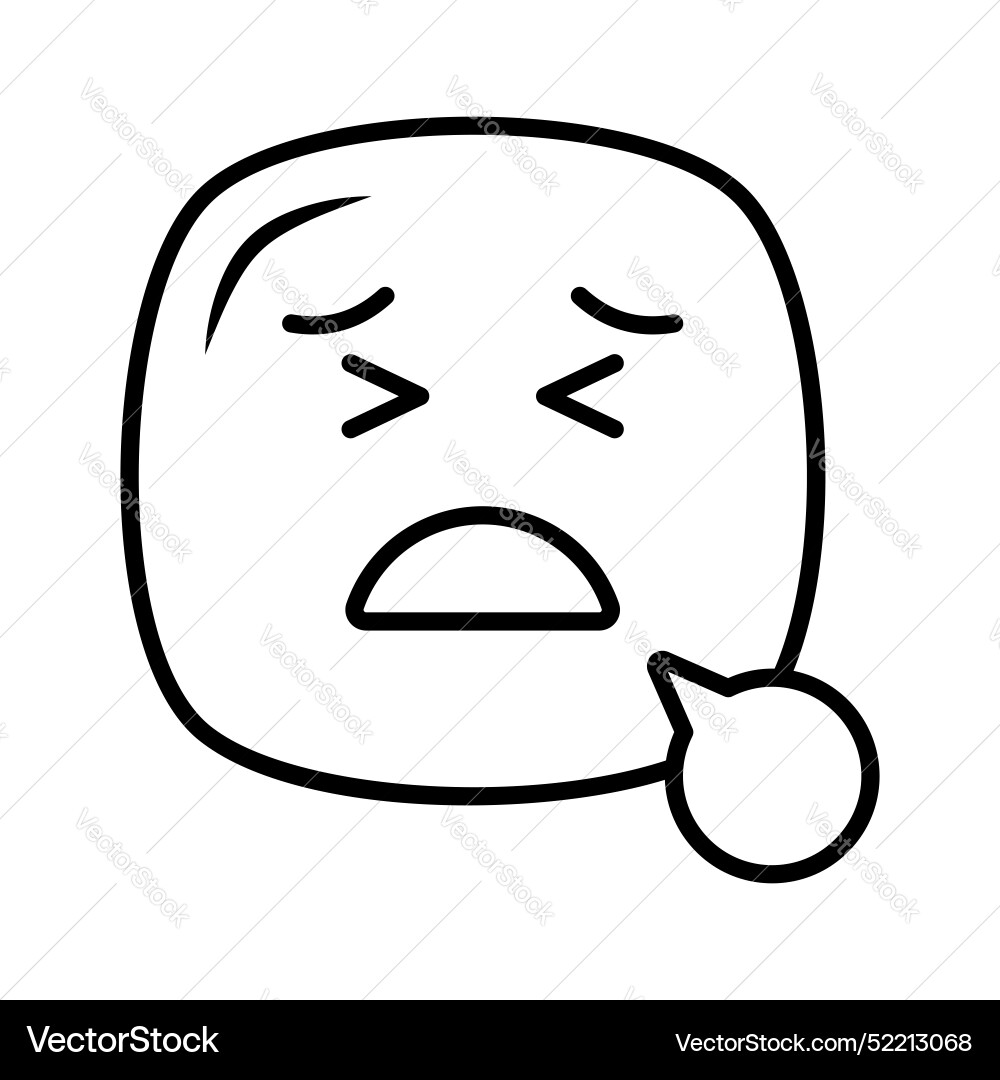 Tired Royalty Free Vector Image - VectorStock
