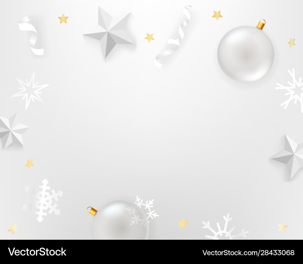 White background with accessories top view Vector Image