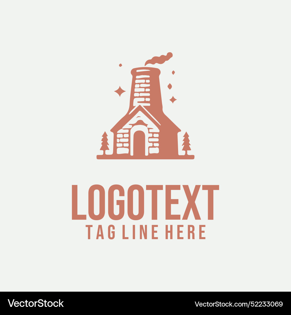 Chimney logo Royalty Free Vector Image - VectorStock