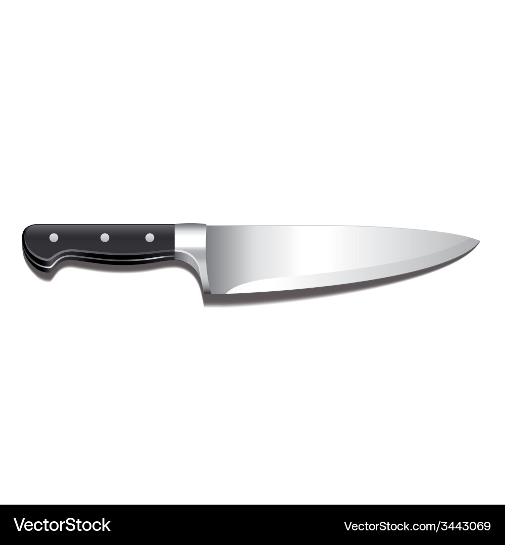 Knife isolated Royalty Free Vector Image - VectorStock