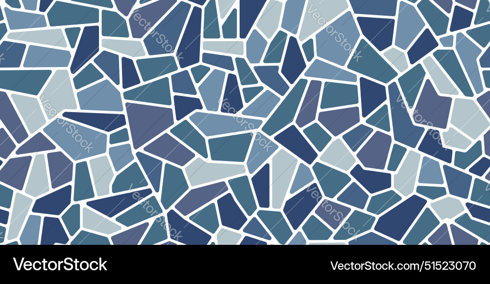 Splinter mosaic paving floor stone tile pattern Vector Image