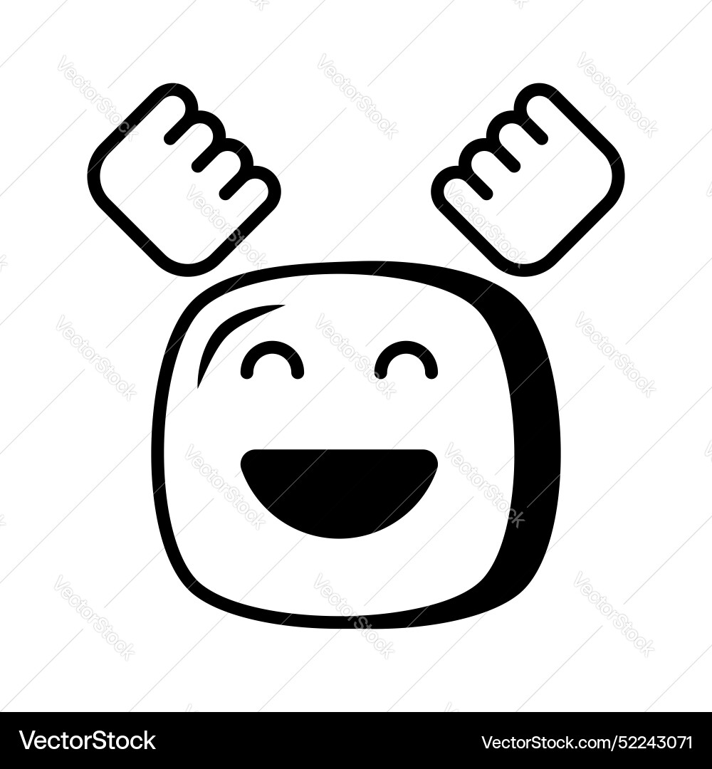 Enthusiastic Royalty Free Vector Image - VectorStock