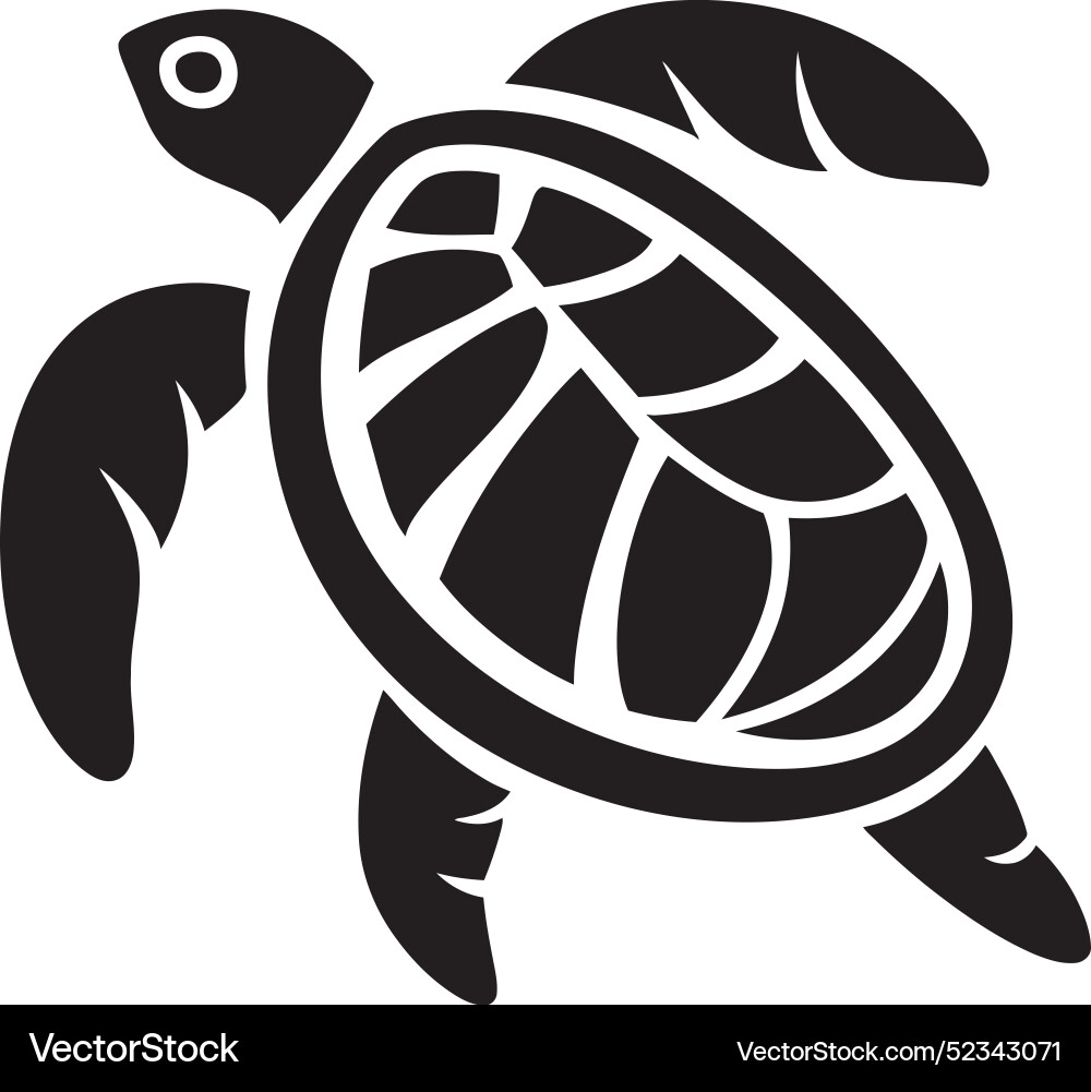 Intricacy elegant turtle artmajestic lines Vector Image