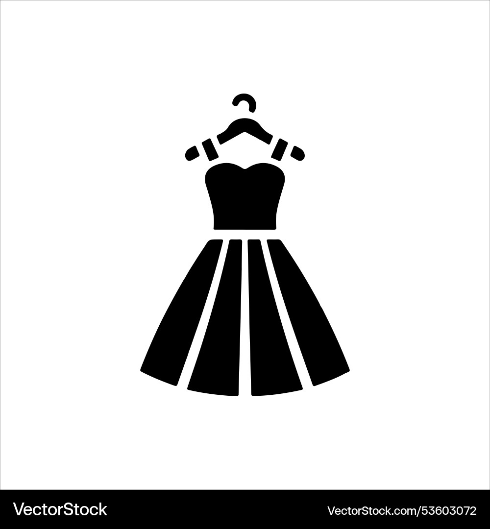 Frock logo icon arts and design Royalty Free Vector Image