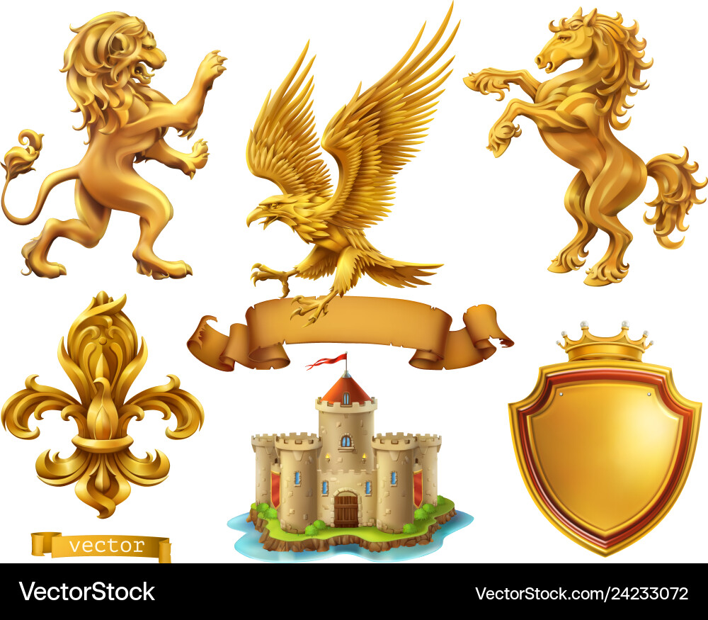 Golden Bird Vector Images (over 9,700)