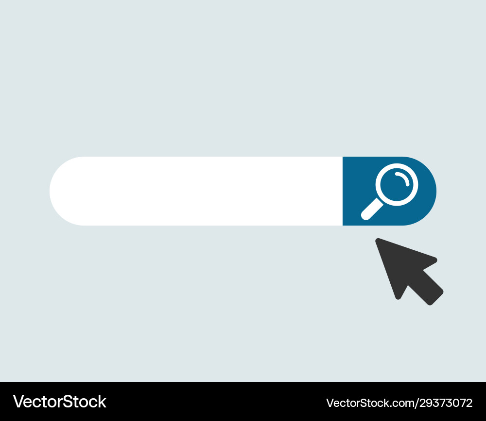 Www internet search bar icon isolated Royalty Free Vector