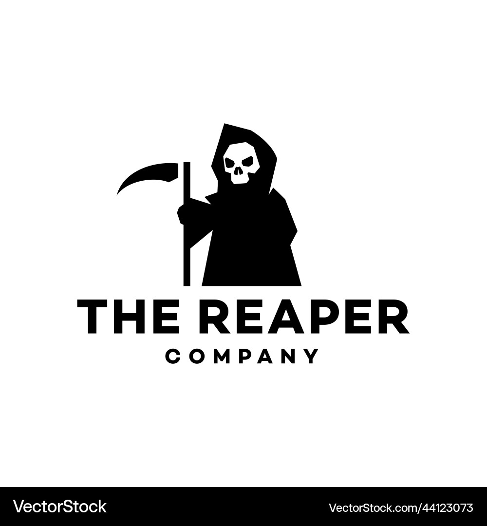 Skull Reaper Logo - Death Angel Royalty Free Vector Image