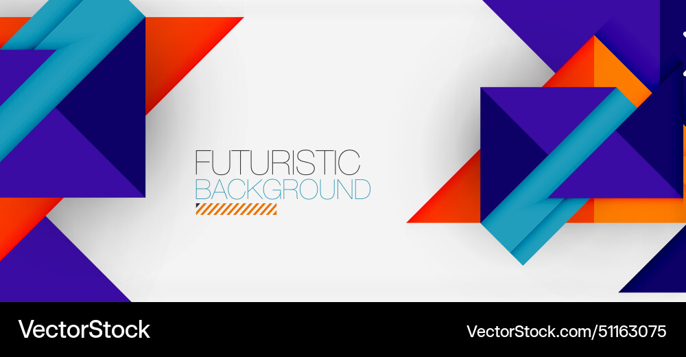 Futuristic background with electric blue and Vector Image