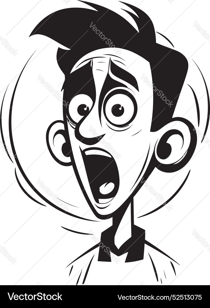 Shout sovereign reigning in vocal volume Vector Image
