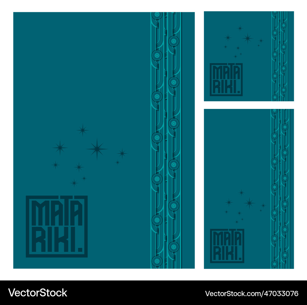 Nz matariki maori new year stars Royalty Free Vector Image