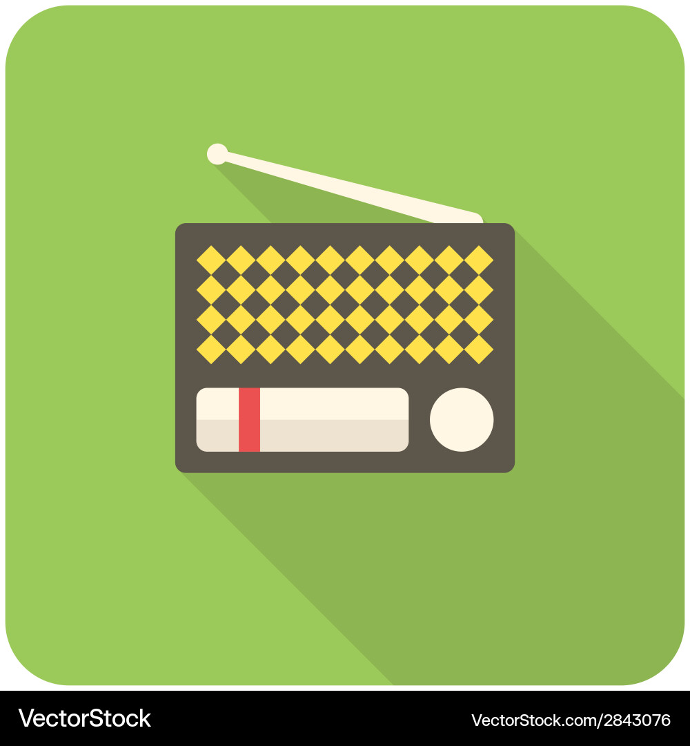 Radio icon Royalty Free Vector Image - VectorStock
