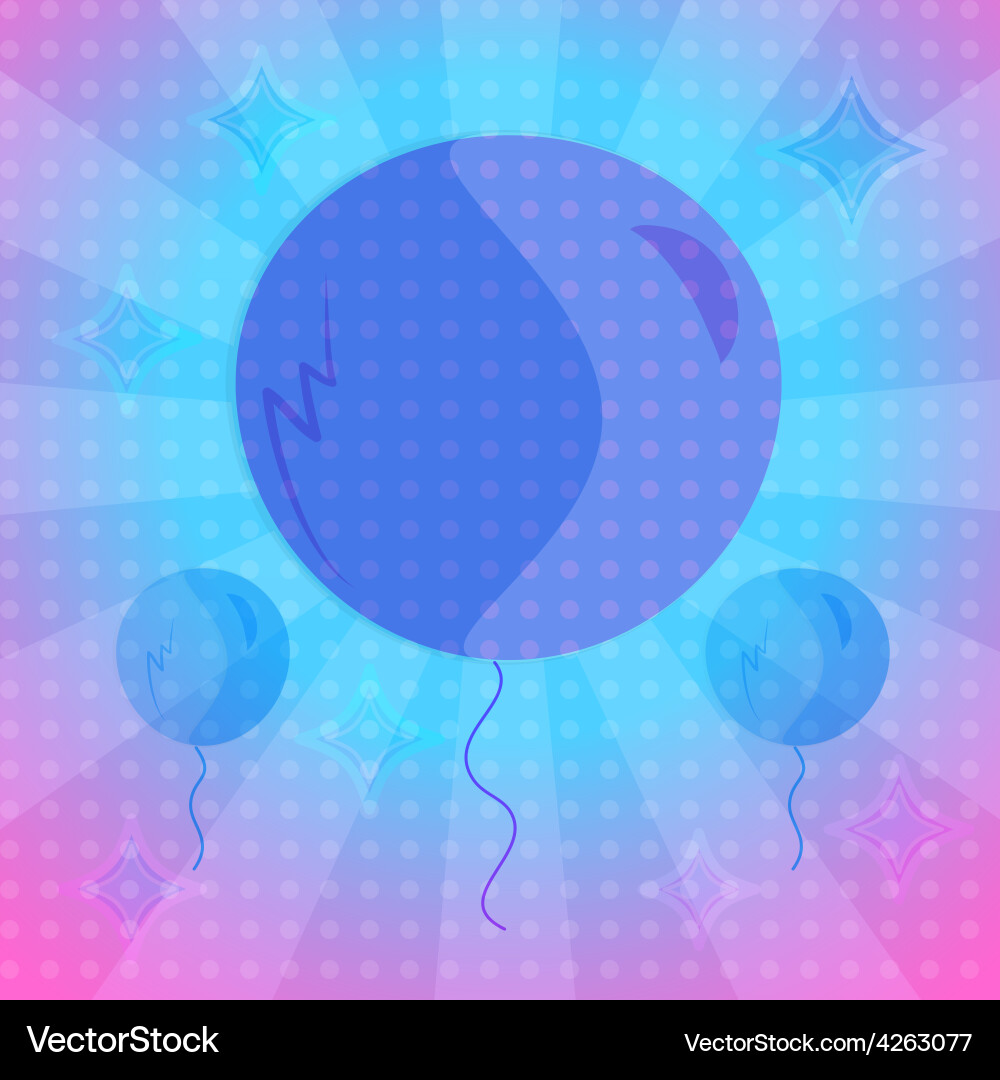 Balloons background Royalty Free Vector Image - VectorStock