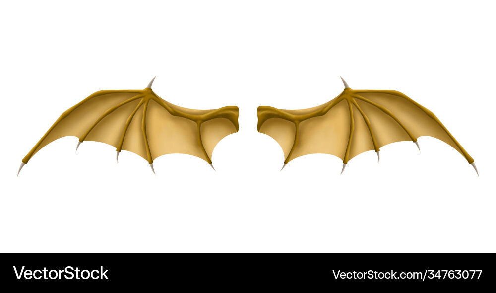 Wings dragon Royalty Free Vector Image - VectorStock