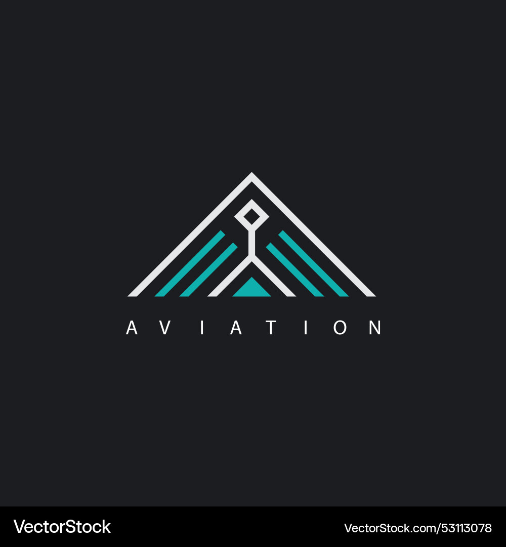 A letter wings arrow icon concept design template Vector Image