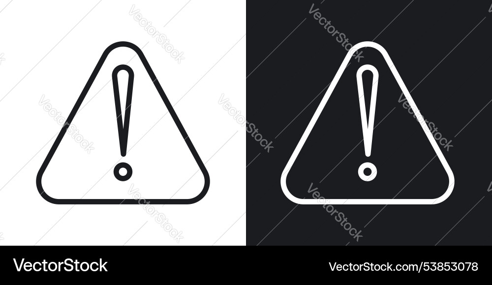 Alert vecor icon set Royalty Free Vector Image