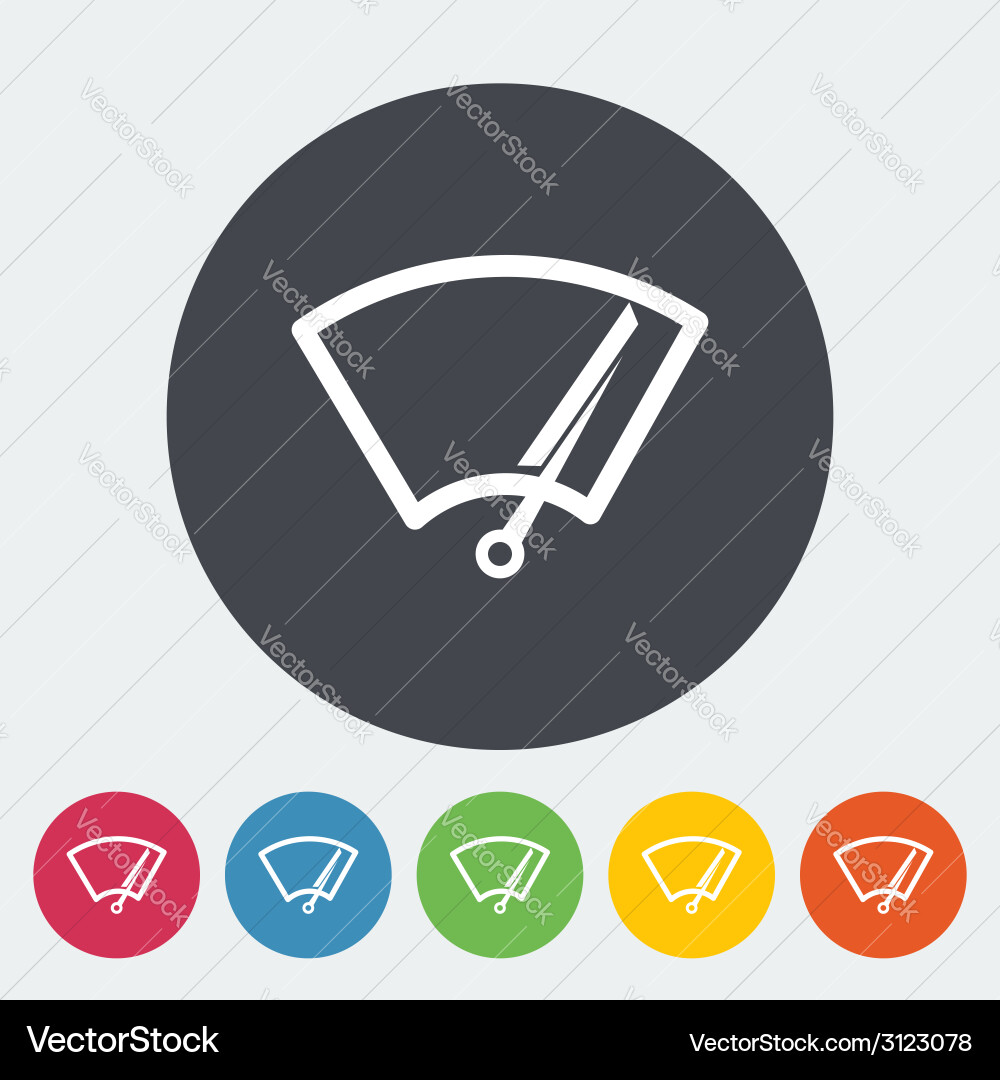 Car Wiper Icon Royalty Free Vector Image - VectorStock