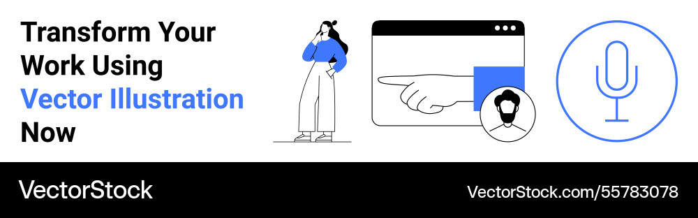 Empower your workflow with creative designs Vector Image