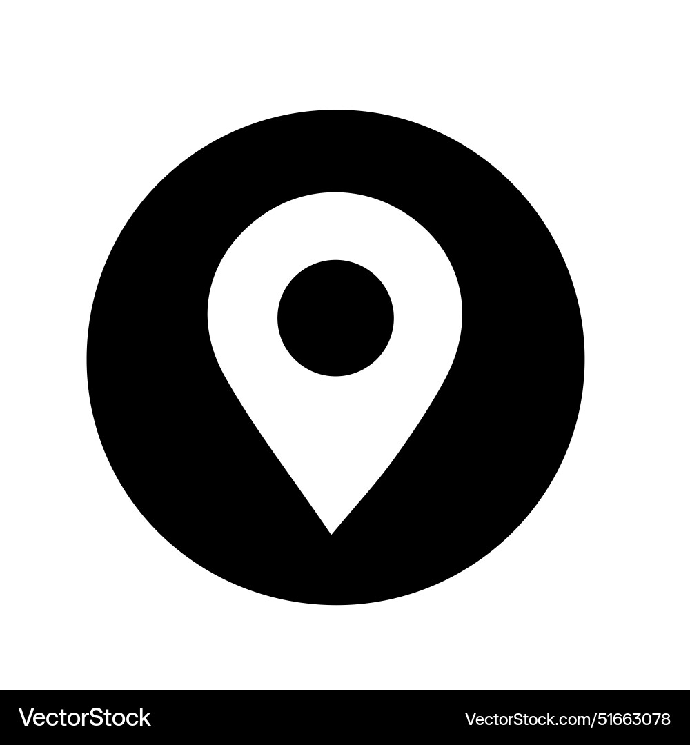 Location icon Royalty Free Vector Image - VectorStock