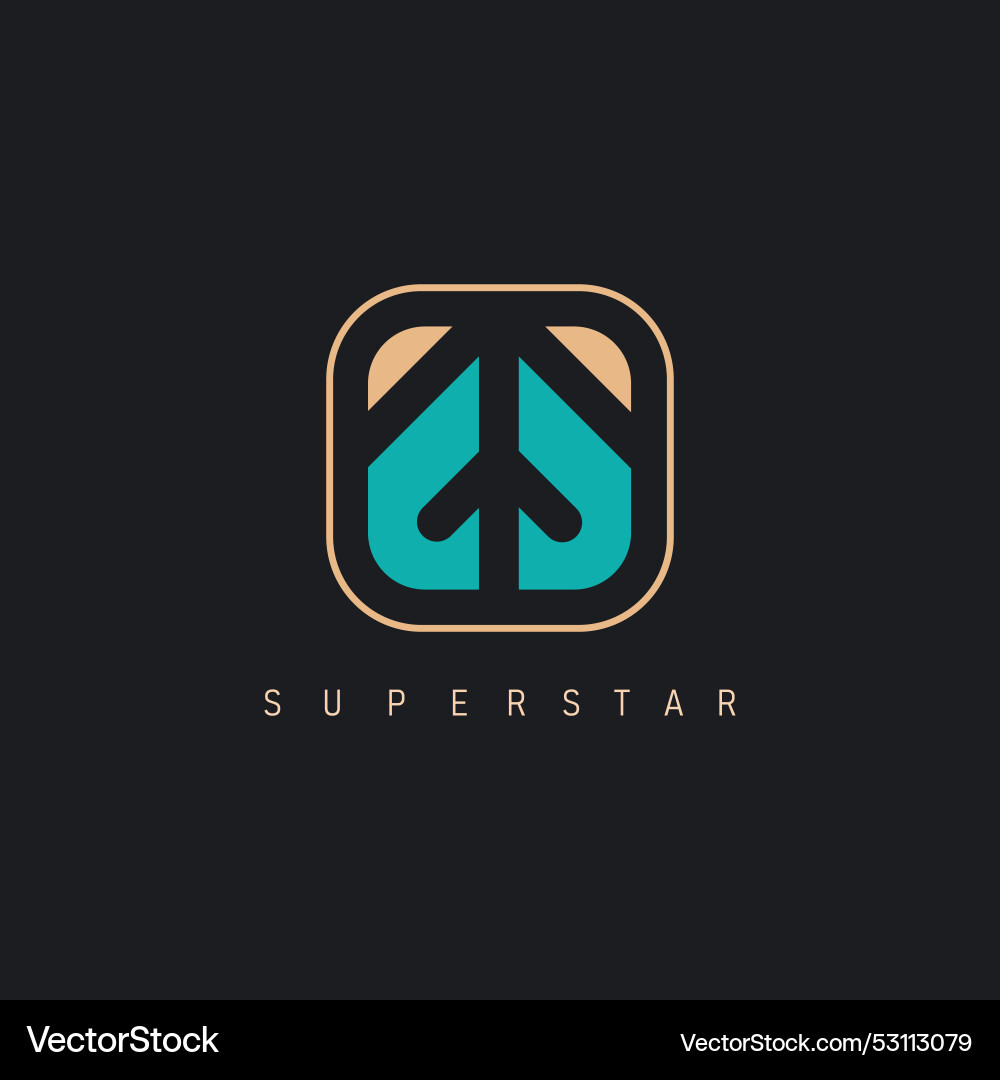 Ss letter arrow abstract icon concept design Vector Image