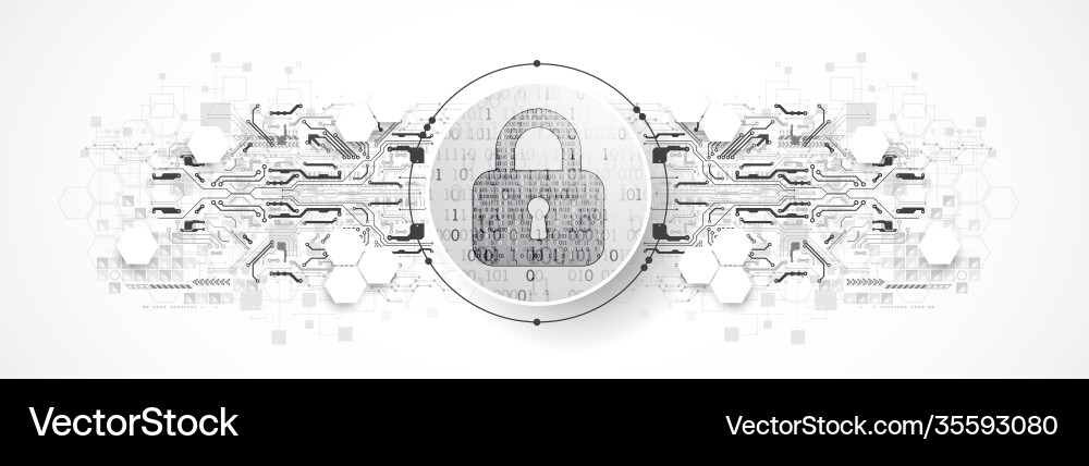 Protection concept protect mechanism system Vector Image