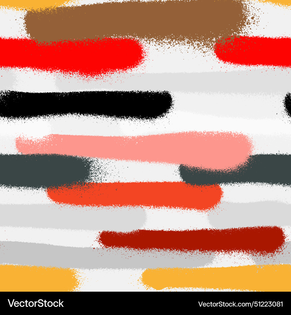 Seamless pattern of hand drawn brickwork Vector Image