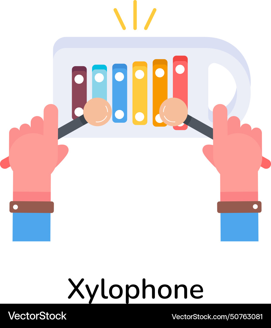 Xylophone Royalty Free Vector Image - VectorStock
