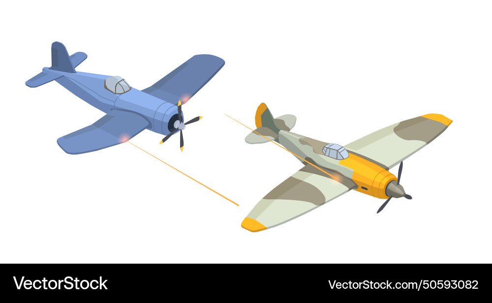 Wwii military vehicles set Royalty Free Vector Image