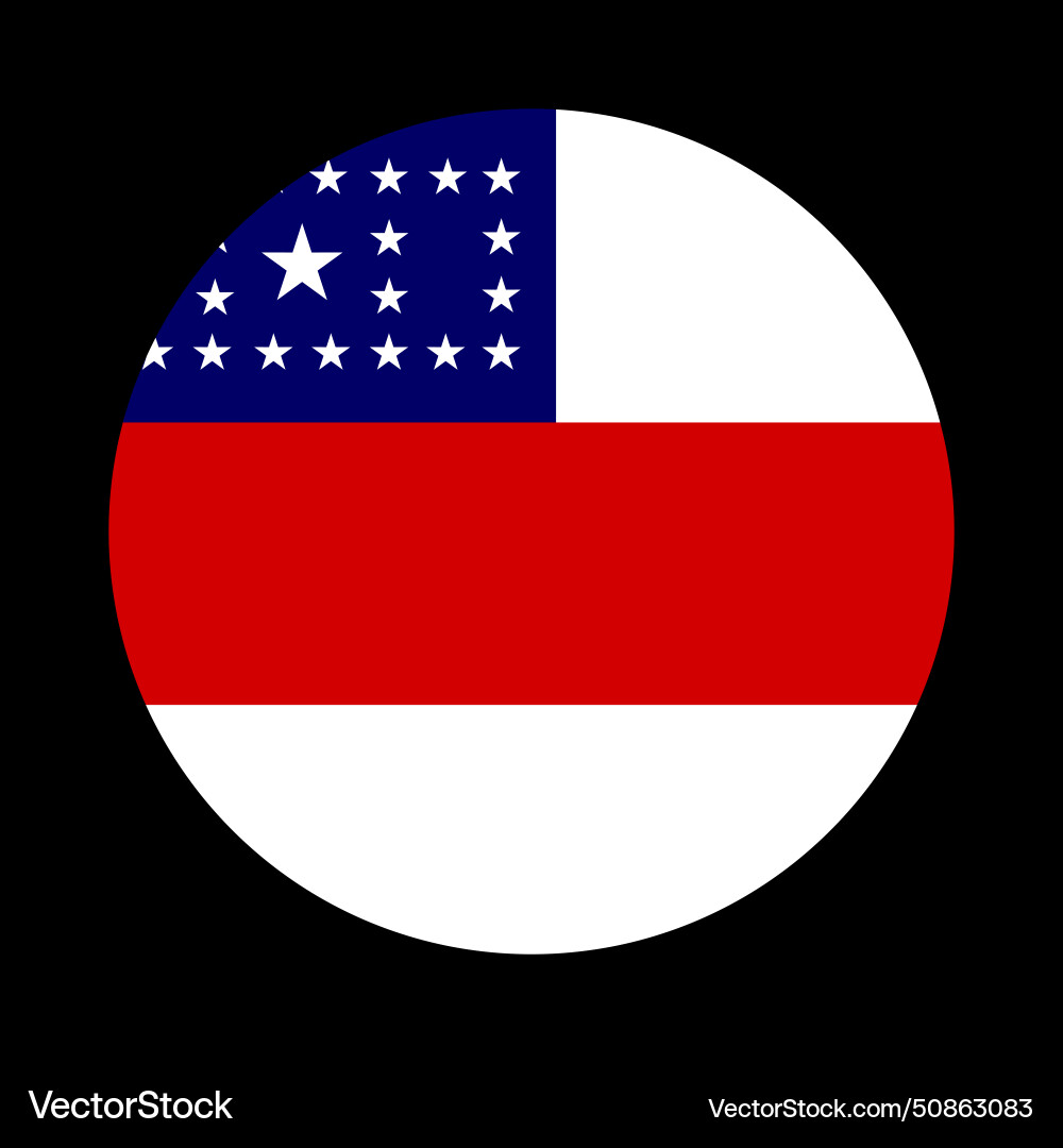 Circle badge amazonas flag brazil Royalty Free Vector Image