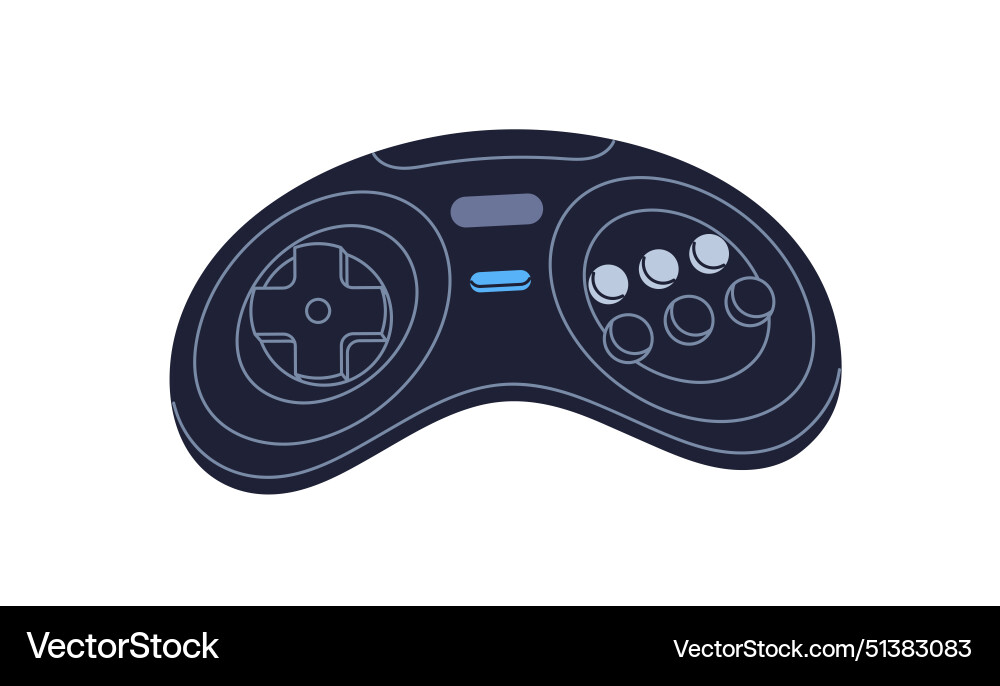 Video game console videogame controller 2000s Vector Image