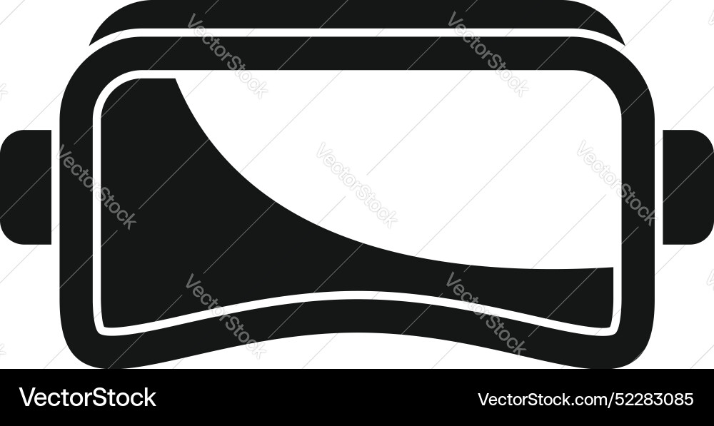 Paintball mask protecting player during intense Vector Image