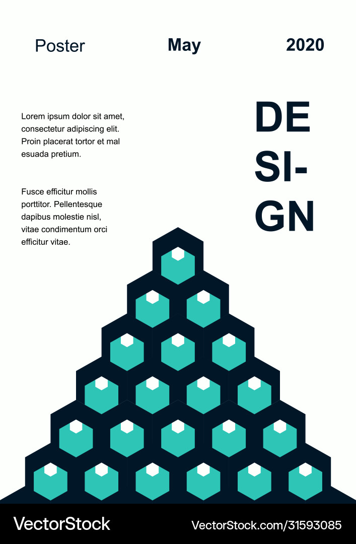 Vintage retro design cover a4 vertical Royalty Free Vector