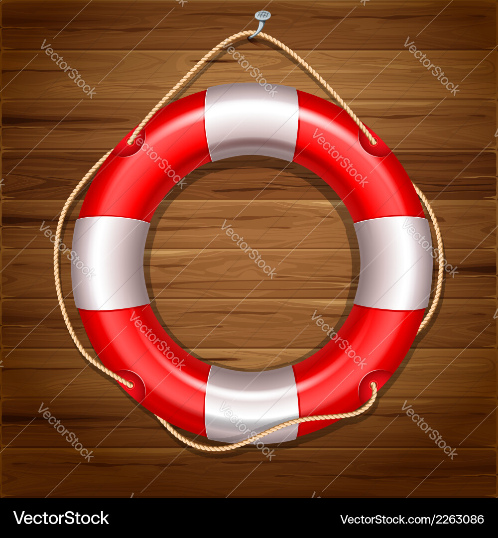Lifebuoy Royalty Free Vector Image - VectorStock