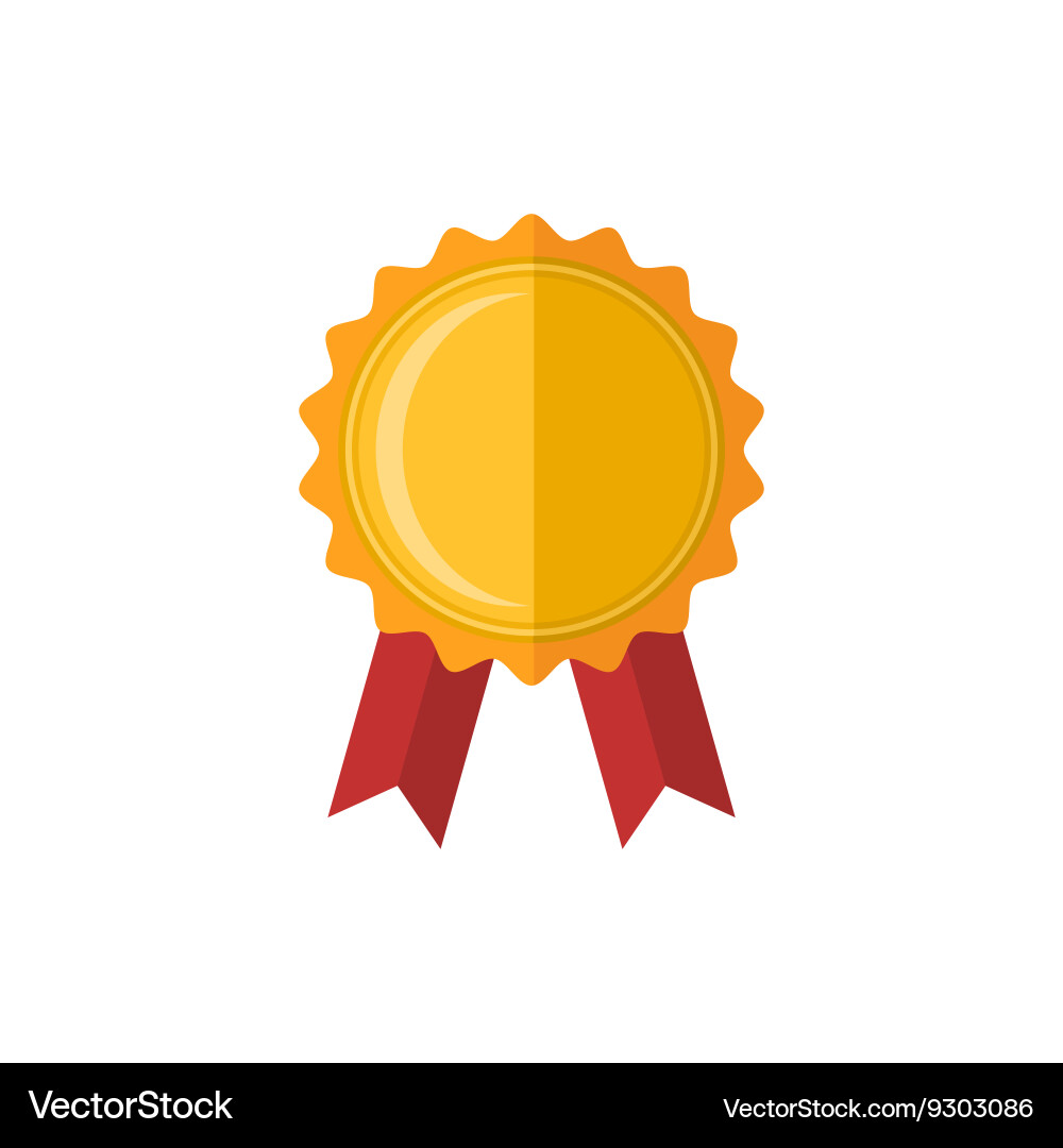 Medal award icon Royalty Free Vector Image - VectorStock