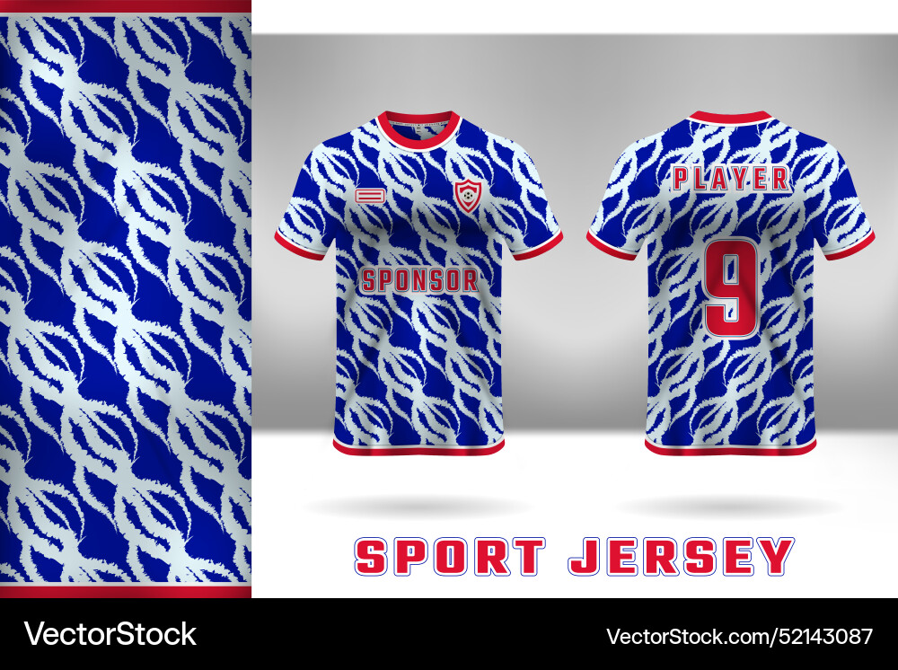 Abstract Sports Wave Jersey Royalty Free Vector Image