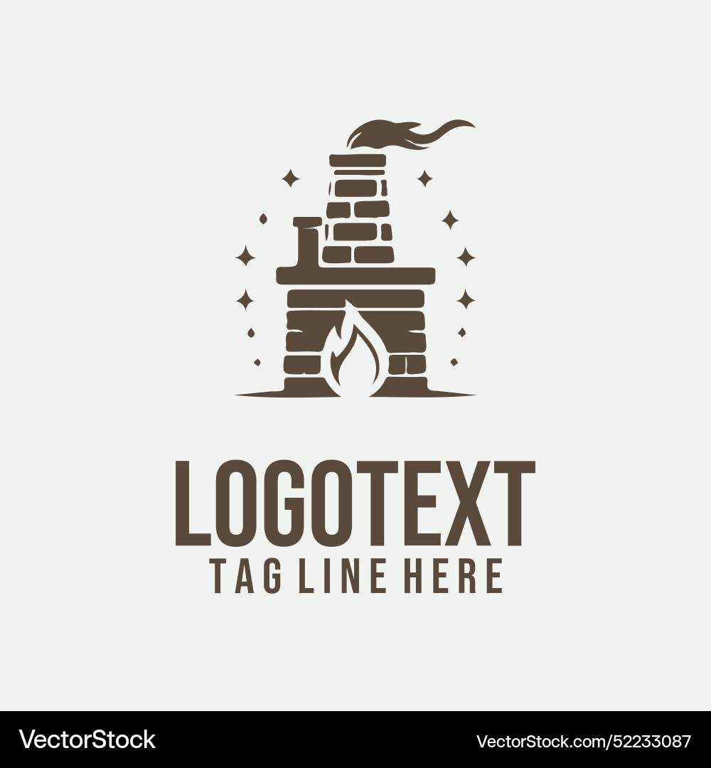 Chimney logo Royalty Free Vector Image - VectorStock